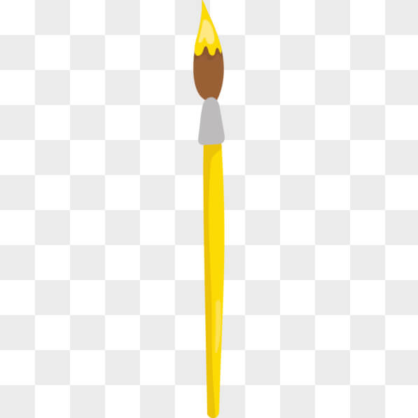 Download Gele Verfborstel voor Kunst en Creativiteit PNGs online op ...