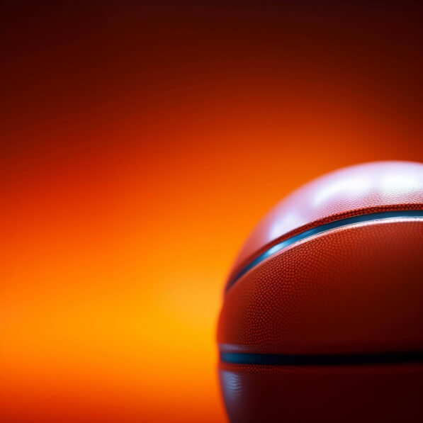 Download Basketball on Orange Background Backgrounds Online - Creative ...