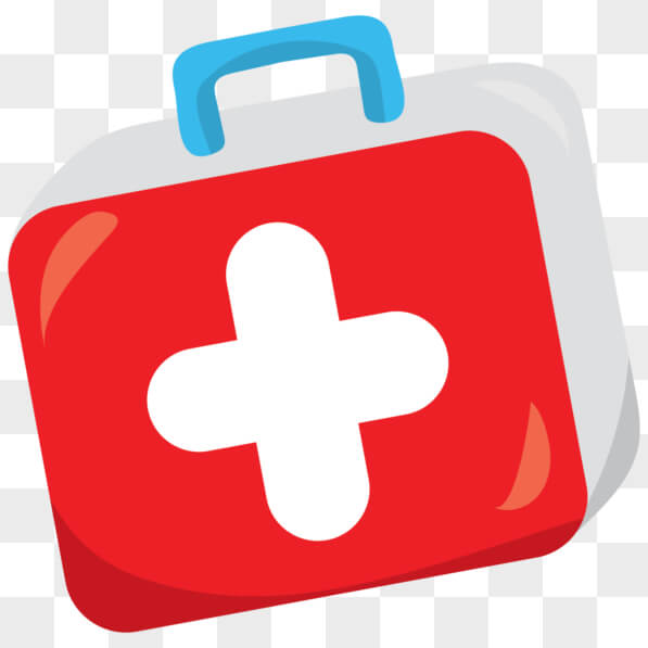 Download Red First Aid Kit with 'First Aid' Text PNGs Online - Creative ...