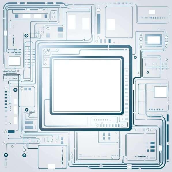 Download Abstract Computer Screen with Circuits and Electronic ...
