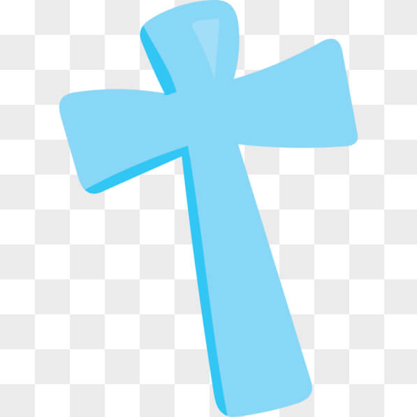 Download Simple Blue Cross on White Background PNGs Online - Creative ...