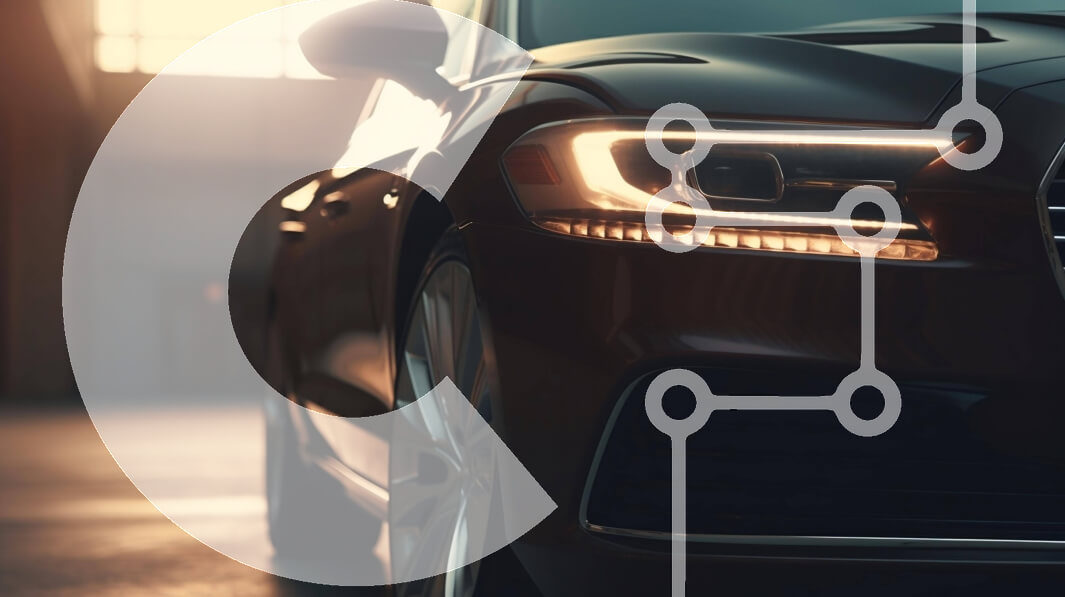 Brown Car with Headlights On in Indoor Setting stock photo | Creative ...