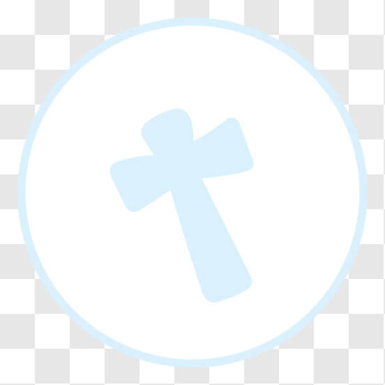Download Simple Blue Cross on White Background PNGs Online - Creative ...