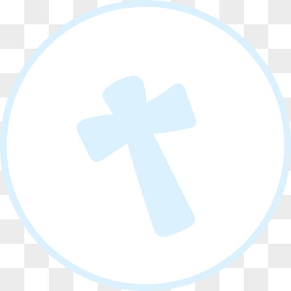 Download Small Blue Religious Cross PNGs Online - Creative Fabrica