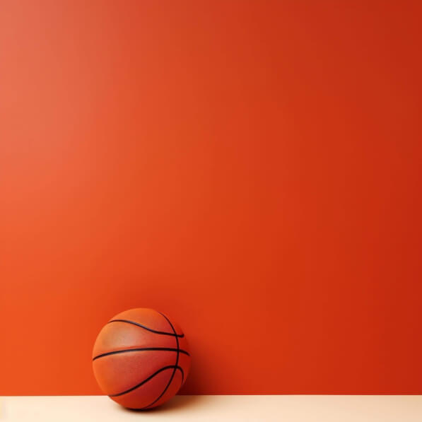Download Basketball on Orange Wall Backgrounds Online - Creative Fabrica