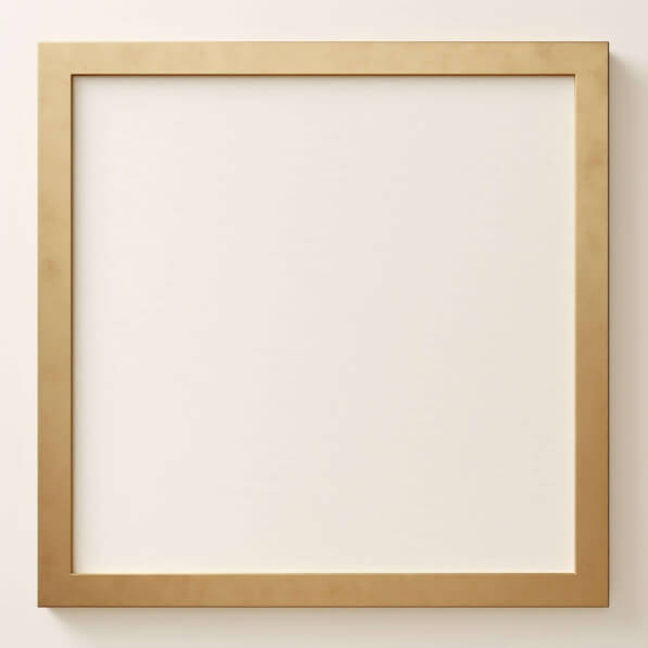 Download Empty Gold Picture Frame on White Wall - 3D Rendering ...