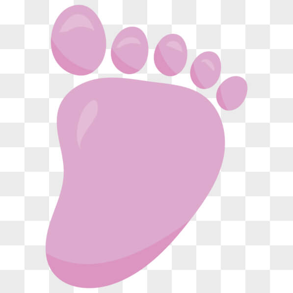 Download Pink Baby Foot Anatomy Image PNGs Online - Creative Fabrica