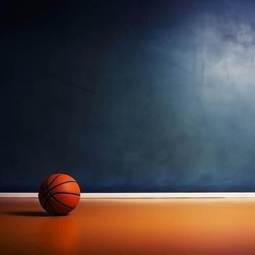 Download Empty Basketball Court with Basketball Hoop Backgrounds Online ...