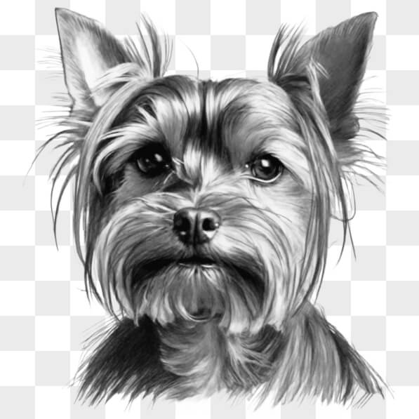 Download Yorkshire Terrier Dog Drawing Sketches Online - Creative Fabrica