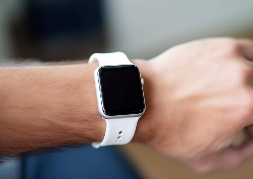 Download Man with White Apple Watch Mockups Online - Creative Fabrica