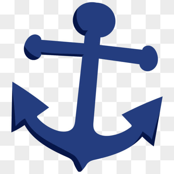 Descarga Emblema de Ancla Azul con Flechas en Fondo Blanco PNGs En ...
