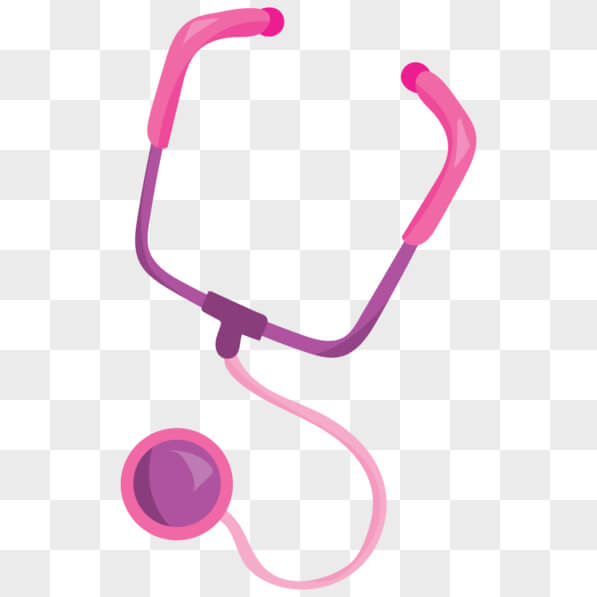 Download Pink and Purple Stethoscope for Medical Use PNGs Online ...