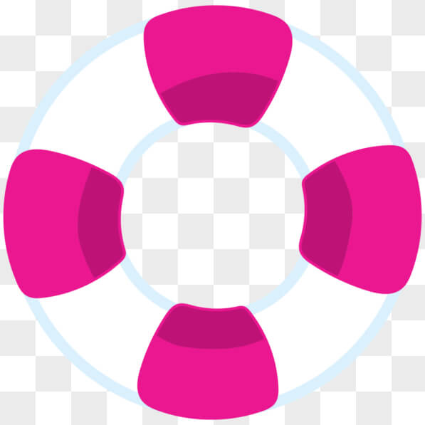 Download Pink Life Preserver with Buoys PNGs Online - Creative Fabrica