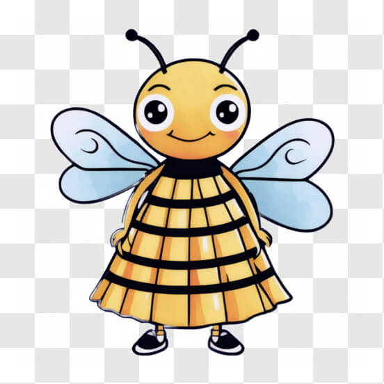 Download Cartoon Bee Superhero with Sunglasses Cartoons Online ...