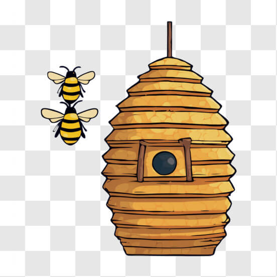Bee Hive Cartoon Images - Free Download on Creative Fabrica
