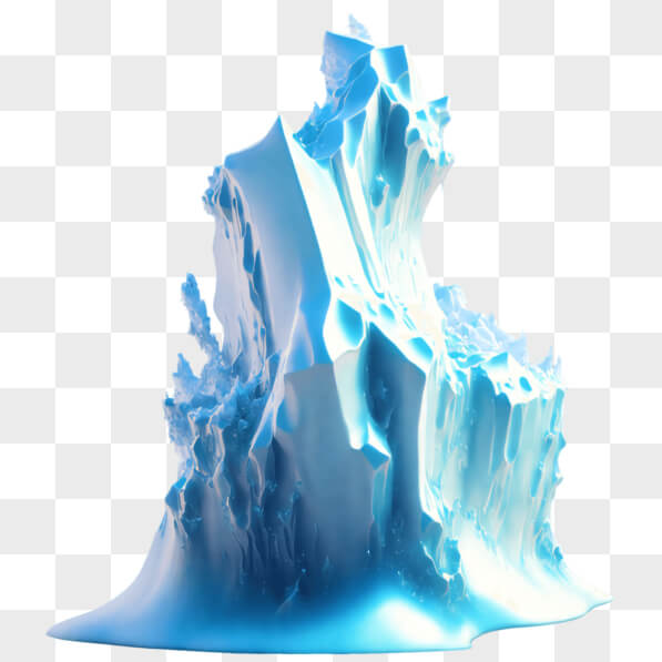 Download Iceberg Floating on Black Background PNGs Online - Creative ...