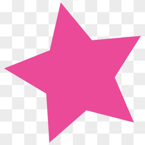 Download Pink Star on White Background PNGs Online - Creative Fabrica