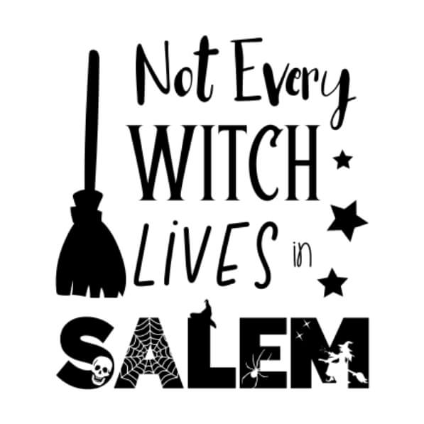 Download Not Every Witch Lives in Salem Image for Halloween Decor ...