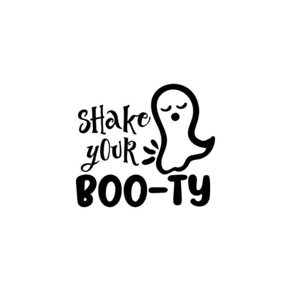 Download Ghost with Shake Your Boo-ty Halloween Decoration Quotes ...