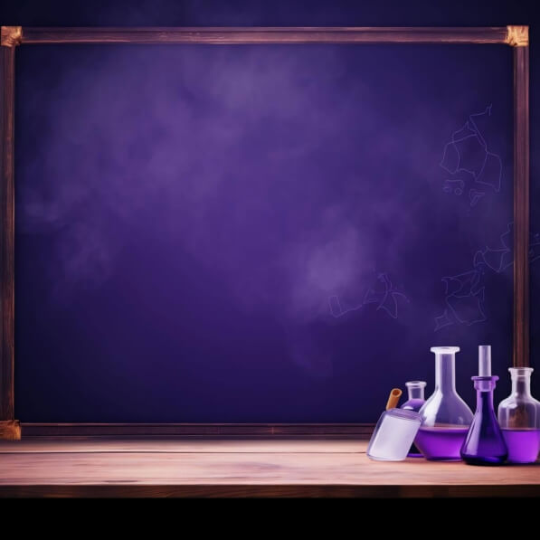 Download Science Experiment with Blackboard and Beakers Backgrounds ...