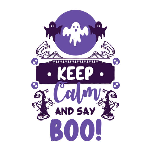 Download Keep Calm and Say Boo Halloween Background Quotes Online ...