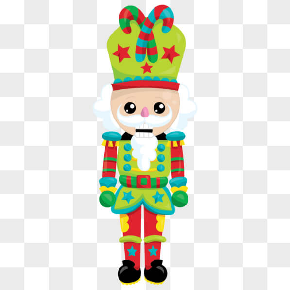 Download Colorful Nutcracker on White Background PNGs Online - Creative ...