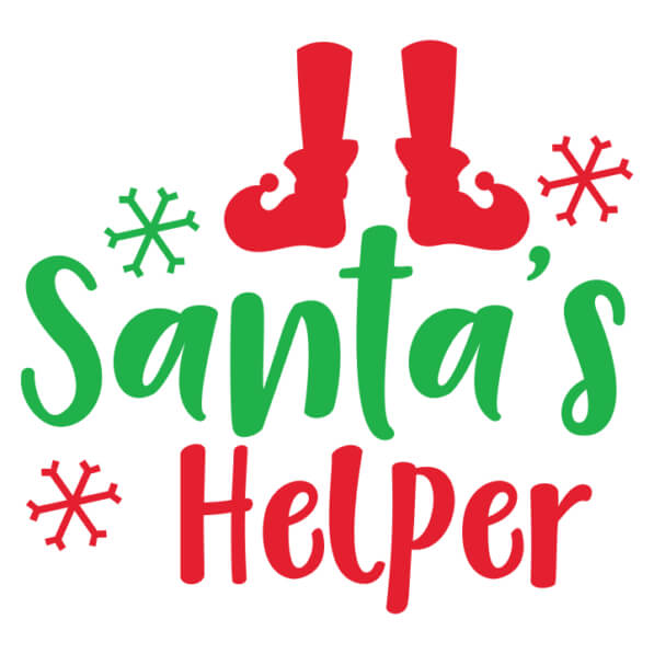 Download Santa's Helper festive design for Christmas gifts and ...