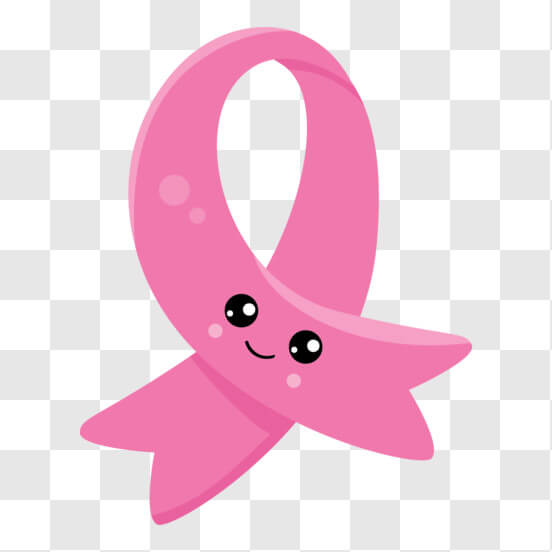 Download Pink Breast Cancer Awareness Ribbon on Black Background PNGs ...