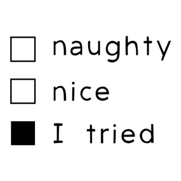 Download Naughty Nice I Tried Image with Checkboxes Quotes Online ...