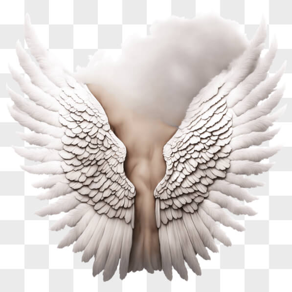 Download White Angel Wings Floating in the Air PNGs Online - Creative ...