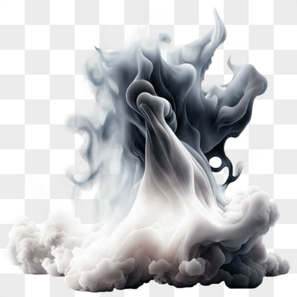Download Abstract Smoke Design on Black Background PNGs Online ...