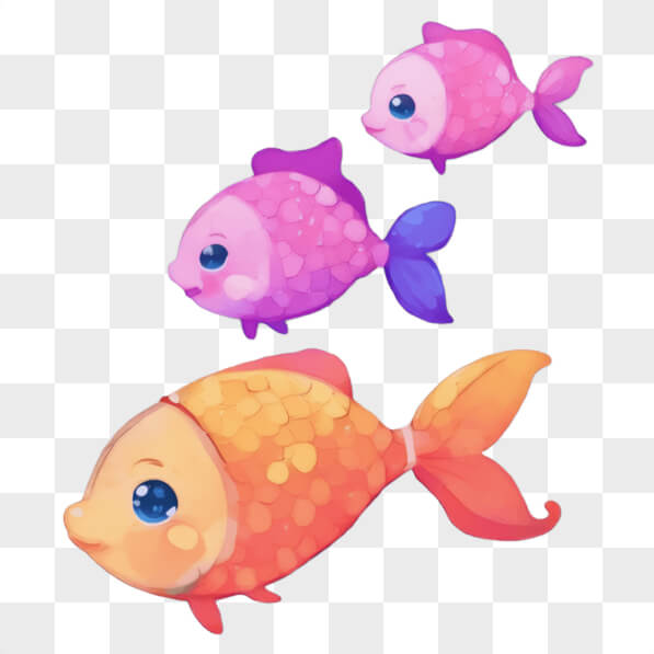 Download Colorful Fish on Black Background Cartoons Online - Creative ...