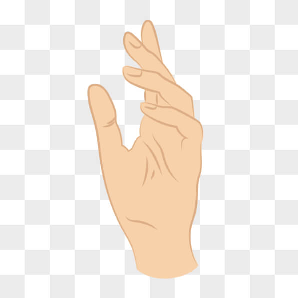 Download Two Finger Hand Gesture Signifying Respect or Expression PNGs ...