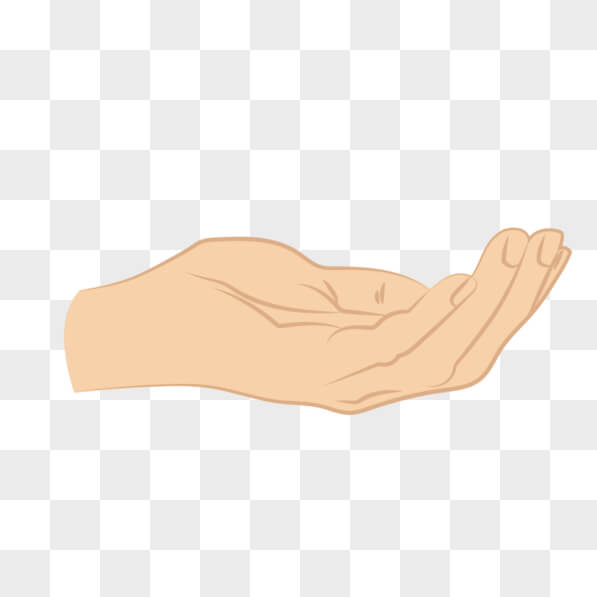 Download Illustration of a Helping Hand PNGs Online - Creative Fabrica