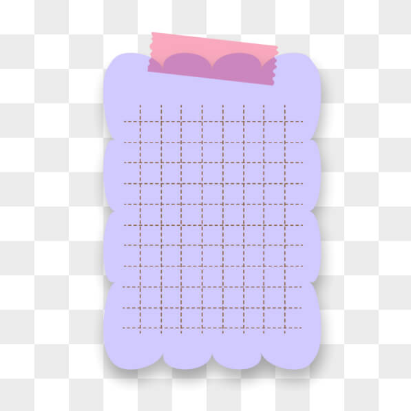 Download Purple Folded Paper and Pink Sticky Note PNGs Online ...