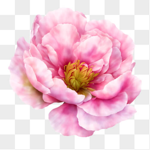 Download Vibrant Pink Flower on Black Background PNGs Online - Creative ...