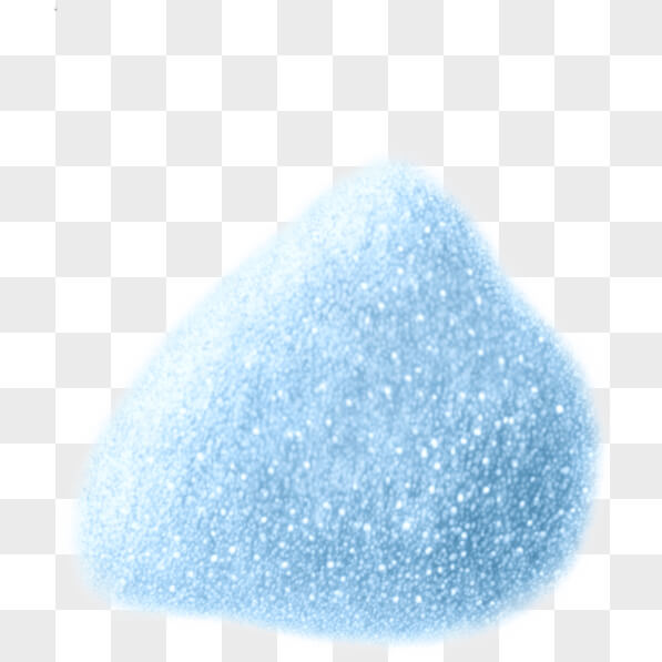 Download Blue Sugar Cube with Snowflakes on Black Background PNGs ...