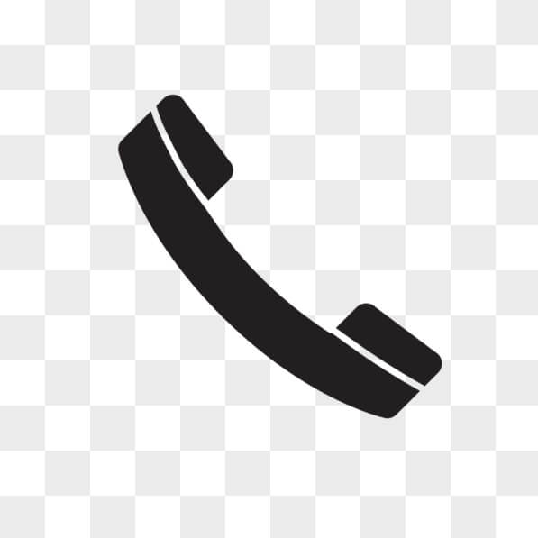 Download Black Telephone Receiver Icon for Business Purposes PNGs ...
