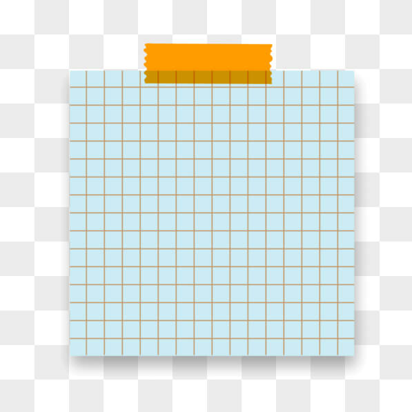 Download Clipboard with Square Grid and Orange Sticky Note PNGs Online ...