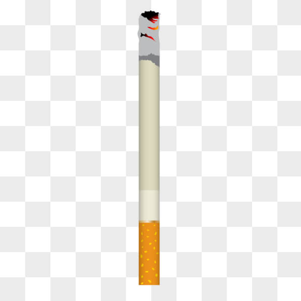 Download Cigarette with Orange and White Design PNGs Online - Creative ...