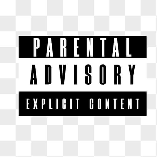 Download Parental Advisory Explicit Content Logo PNGs Online - Creative ...