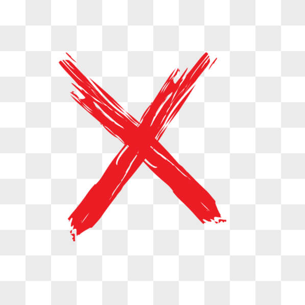 Download Hand-Painted Red Cross Symbol on White Background PNGs Online ...