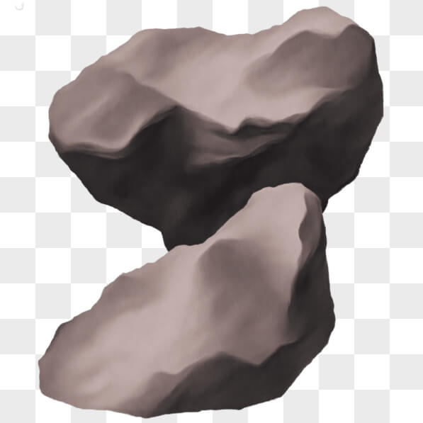 Download Two Identical Rocks on Black Background PNG Online - Creative ...
