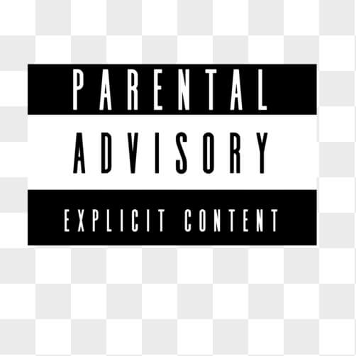 Download Parental Advisory Explicit Content Logo PNGs Online - Creative ...