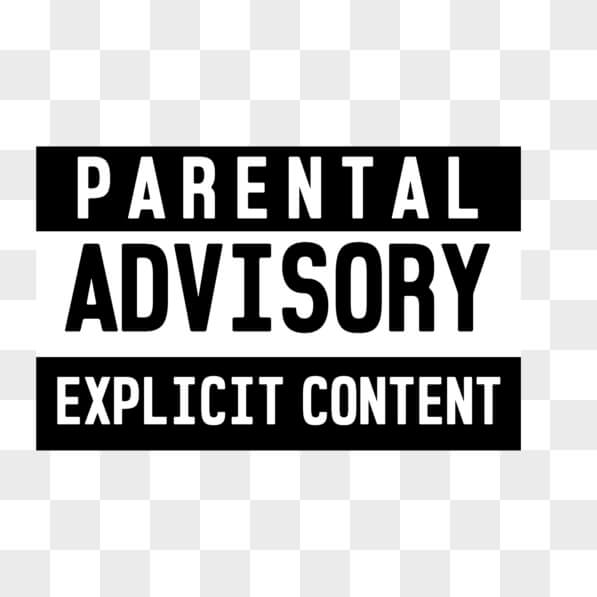 Download Parental Advisory Explicit Content Logo PNGs Online - Creative ...