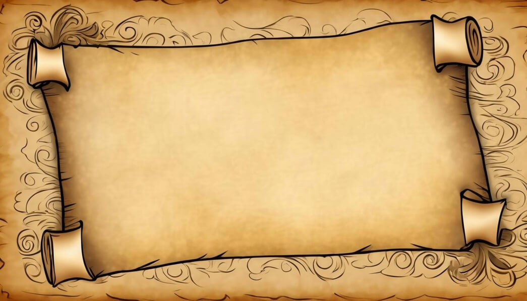 Download Vintage Parchment Paper with Scroll and Floral Patterns ...