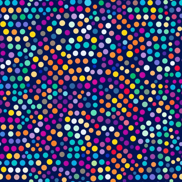 Download Colorful Polka Dot Pattern on Dark Background Patterns Online ...