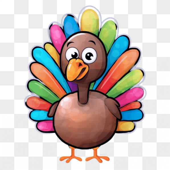 Download Colorful Turkey Ornament for Thanksgiving Celebrations ...