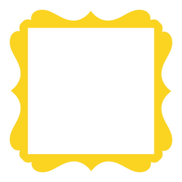 Download Yellow Ornate Framed Border Frames Online - Creative Fabrica