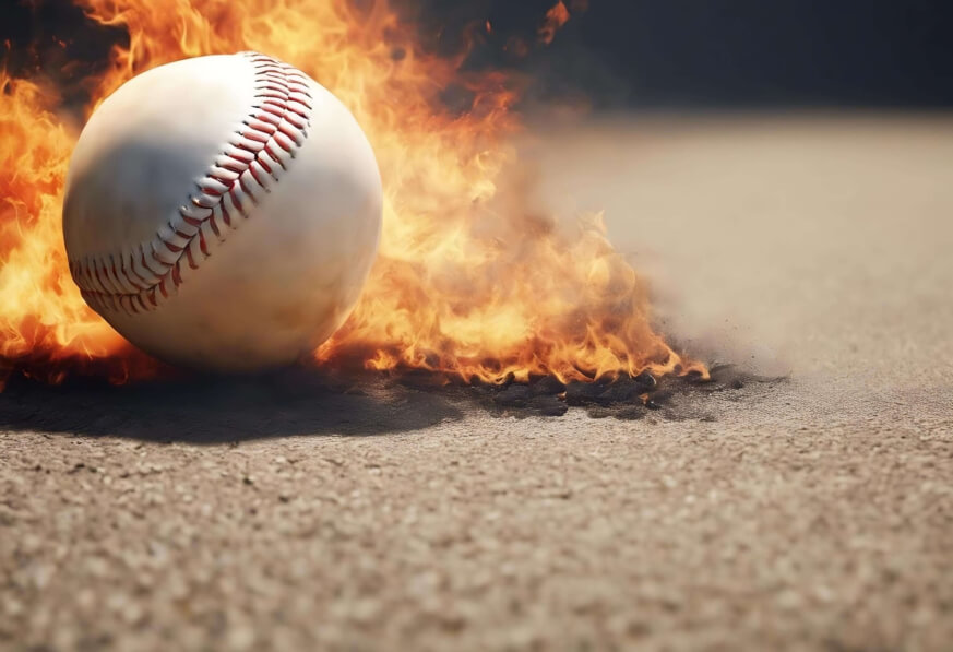Download Burning Baseball on the Road Backgrounds Online - Creative Fabrica